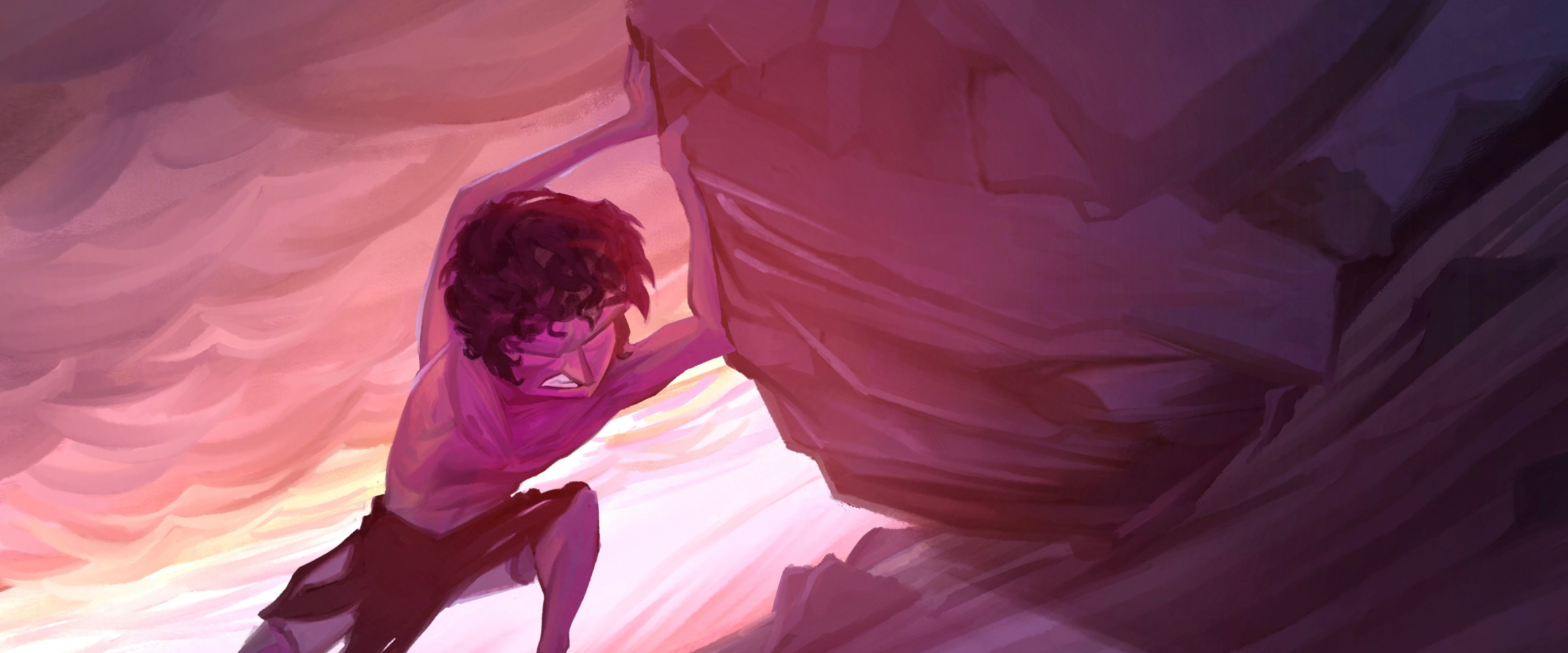 The Man and the Rock – Inspire Through Art
