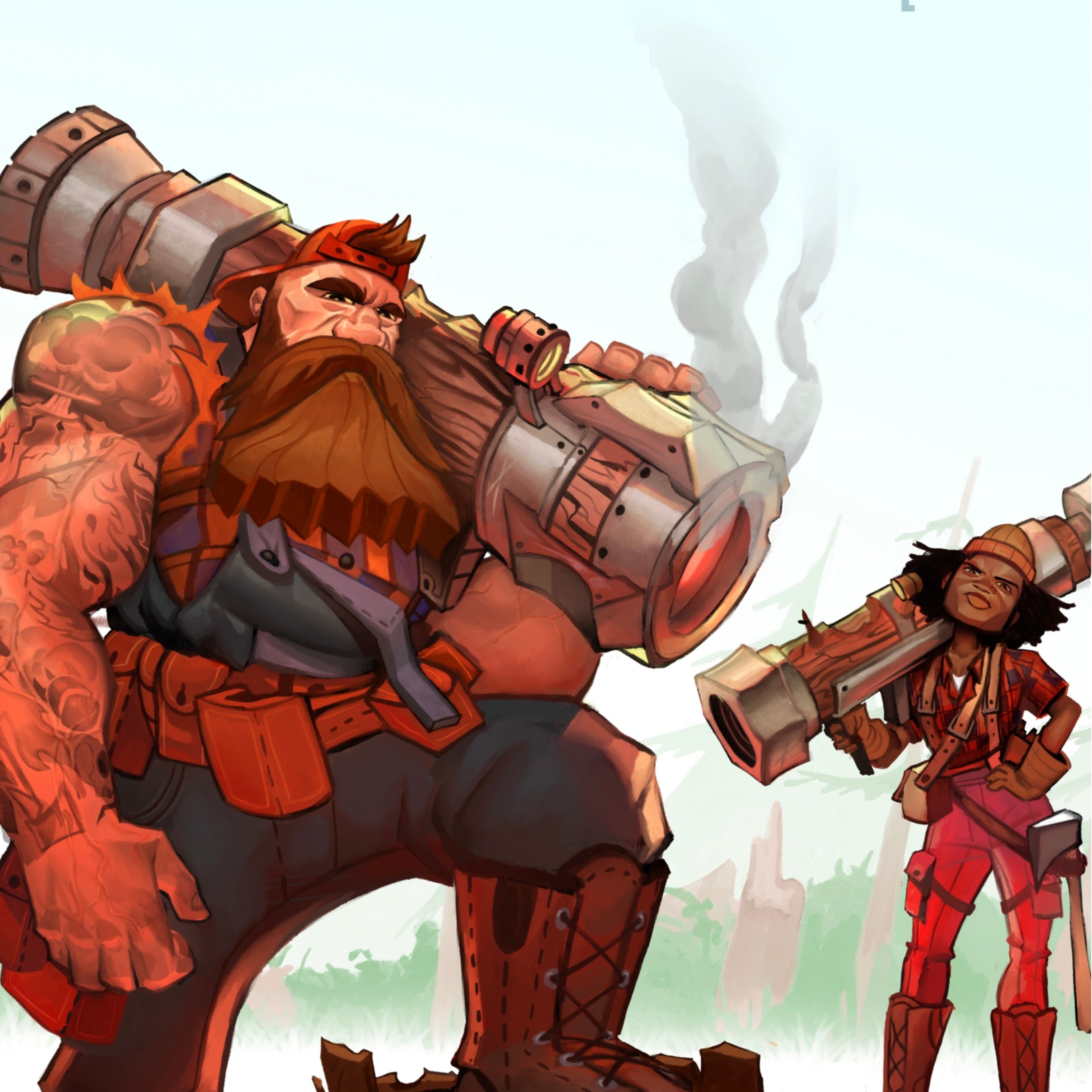 Lumberjacks with Rocket Launchers – Inspire Through Art